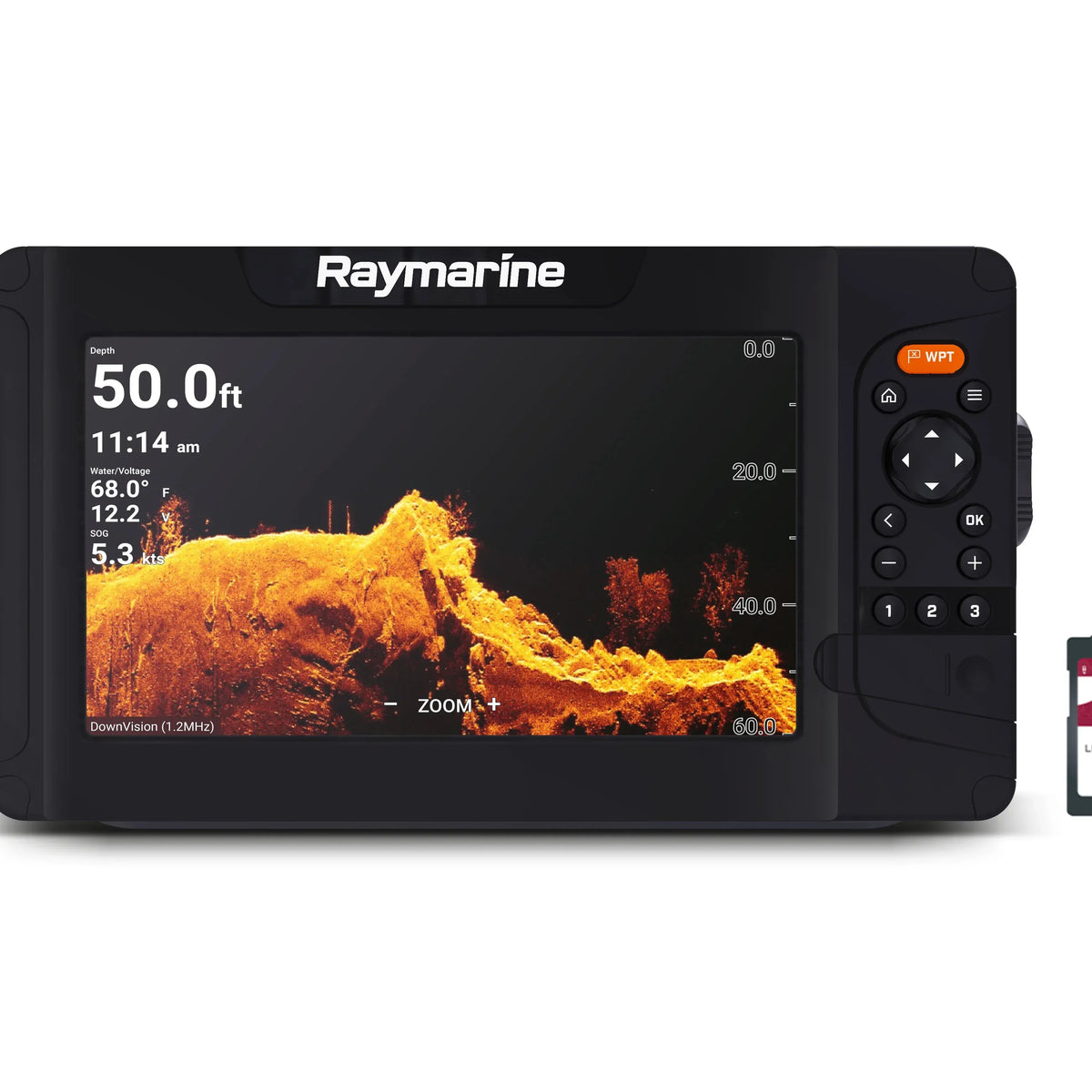 Raymarine Element 9 HV yhdistelmälaite + HV-100 anturi + ladattava Lig